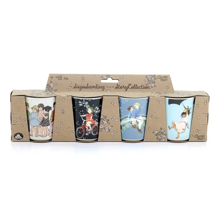 Astrid Lindgren Collector Cups - 4 Pack | Dishes- Blue Otter Toys