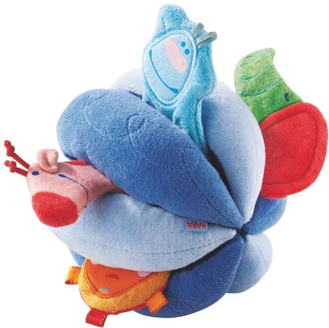 HABA Animal Den Fabric Ball | Baby Toys- Blue Otter Toys
