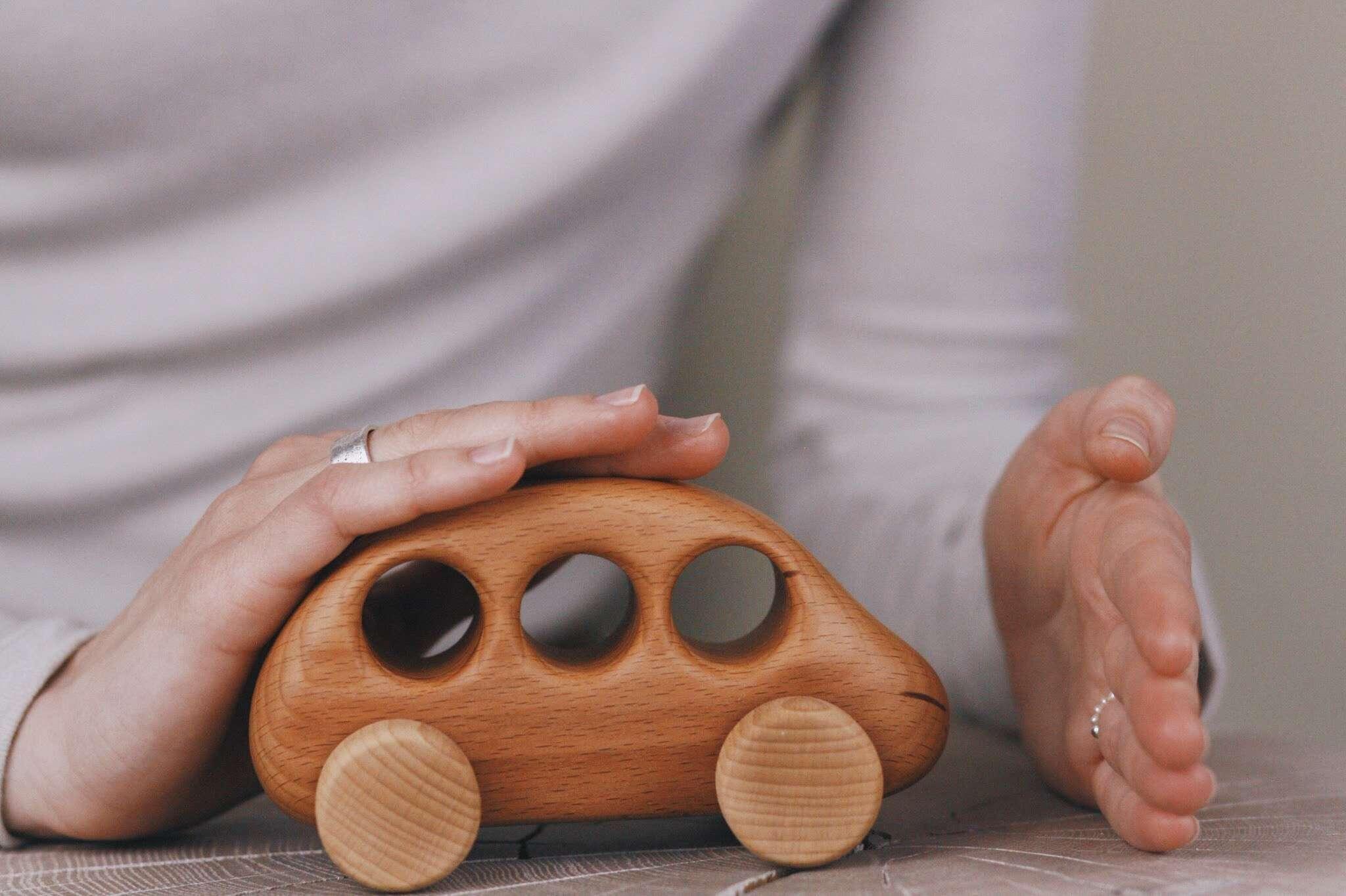 Handmade Wooden Simple Bus | Vehicles- Blue Otter Toys