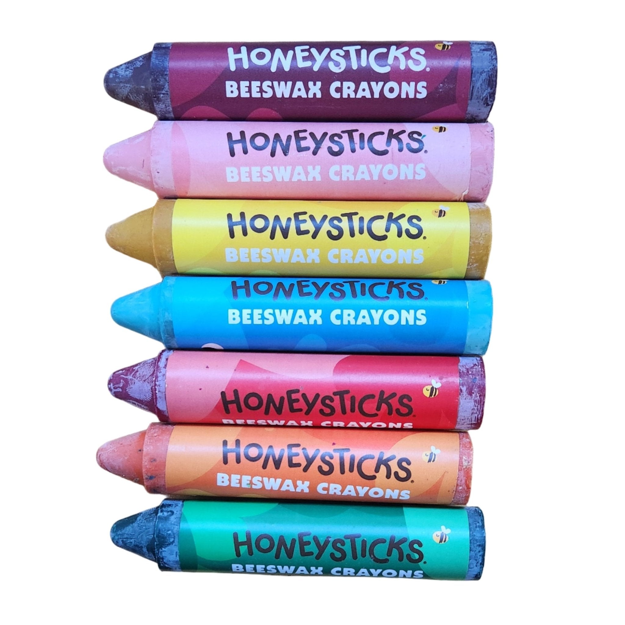 Honeysticks Jumbo 100% Beeswax Crayons - Super Jumbos (7 Colors) | Art ...