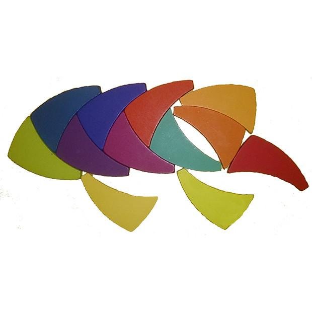 Wooden Trigeod Color Wheel Puzzle and Manipulative Set | Puzzles ...