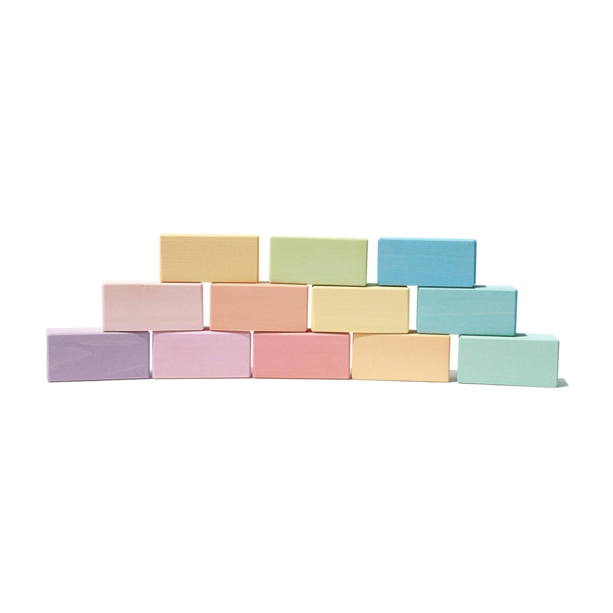 Ocamora - Rectangular Prisms - Pastel | Blocks- Blue Otter Toys