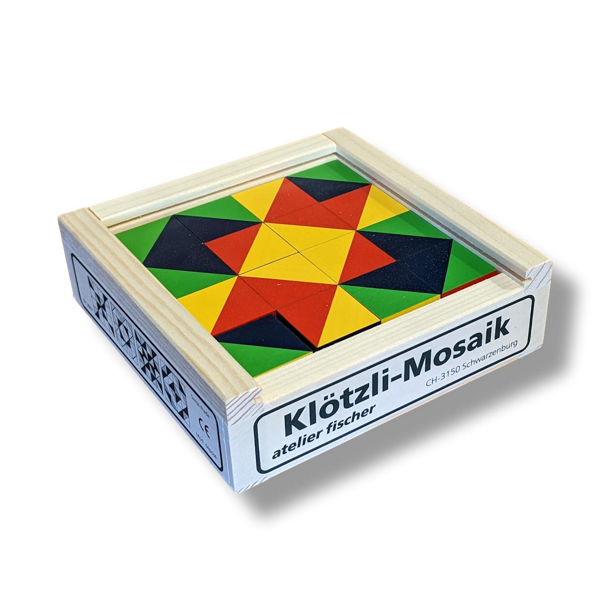 Atelier Fischer Mosaic Block Set in Wooden Case - 16 Blocks | Blocks ...