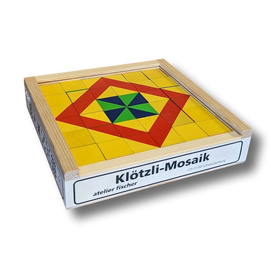 Atelier Fischer Mosaic Block Set in Wooden Case - 36 Blocks | Blocks ...