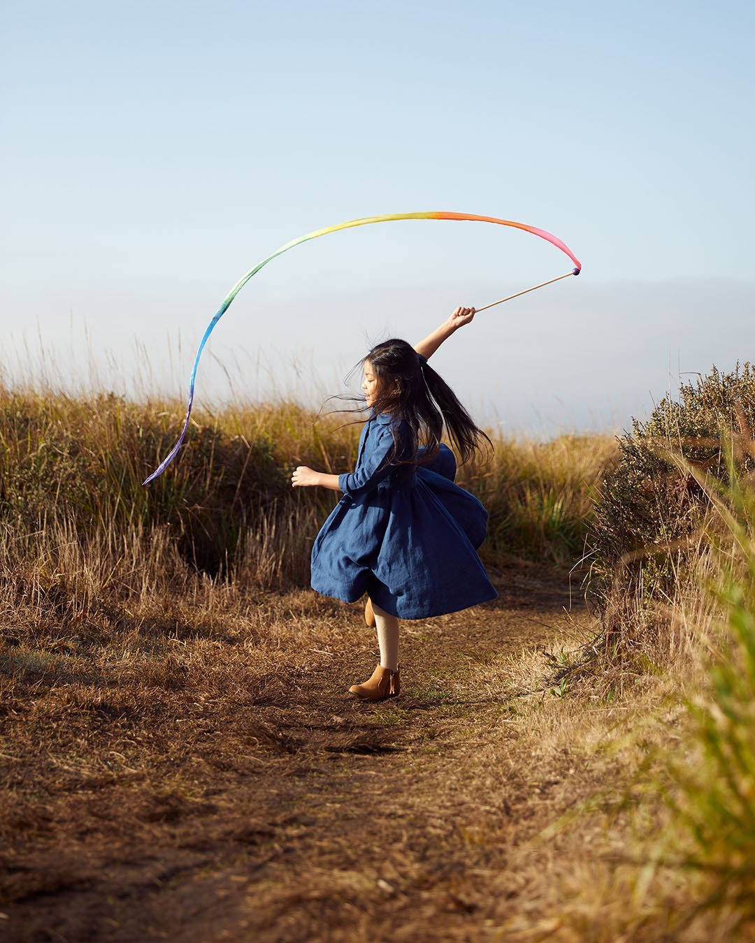Silk Rainbow Streamers, Large & Mini | Playsilk – blueottertoys