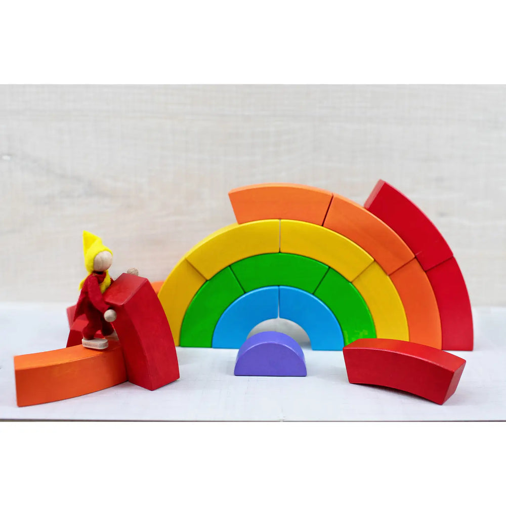 Wooden Rainbow Blocks by Bajo | Blocks – blueottertoys