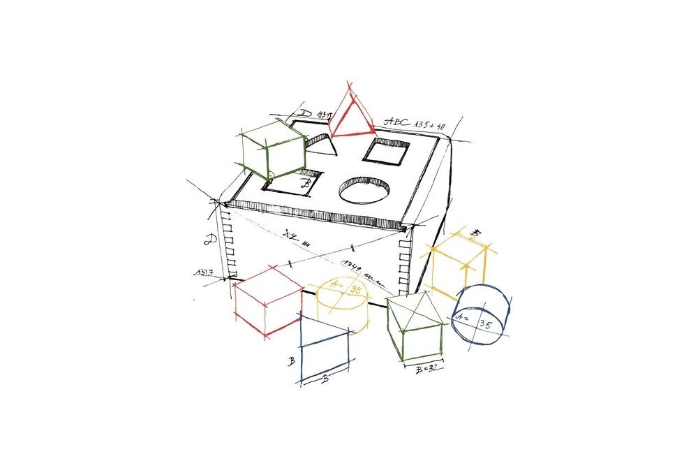 Toy Shape Sorter Box - Rainbow | Blocks- Blue Otter Toys